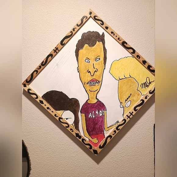 Art | Beavis And Butthead Drawing By Emerging Artist Len | Poshmark